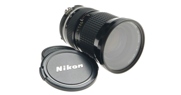 Buy ai-s nikon zoom-nikkor 25-50mm 1:4 caps filter nice slr camera lens ...