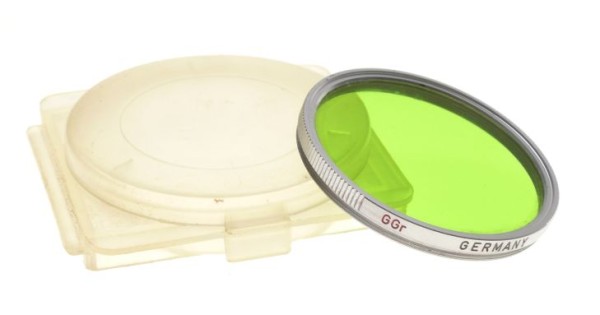 Buy leica rangefinder camera lens filter 42mm ggr. green chrome rim ...