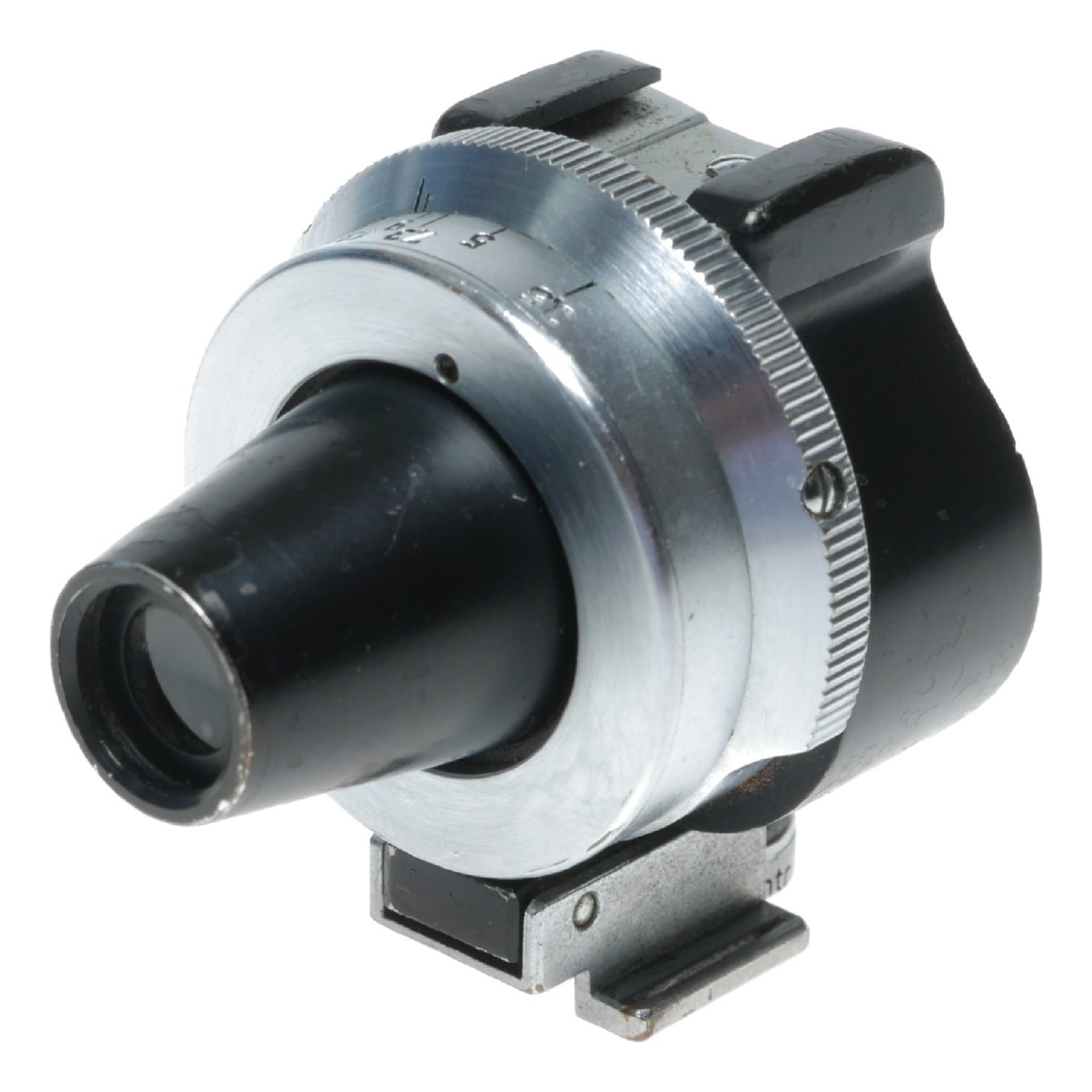Buy leitz universal hot shoe view finder black chrome e. leitz wetzlar ...