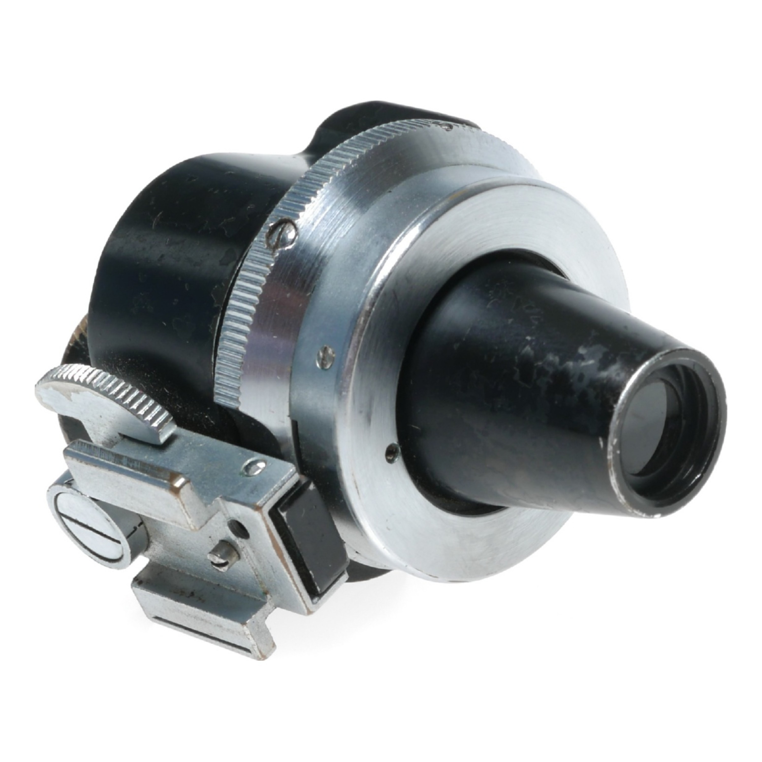 Buy leitz universal hot shoe view finder black chrome e. leitz wetzlar ...