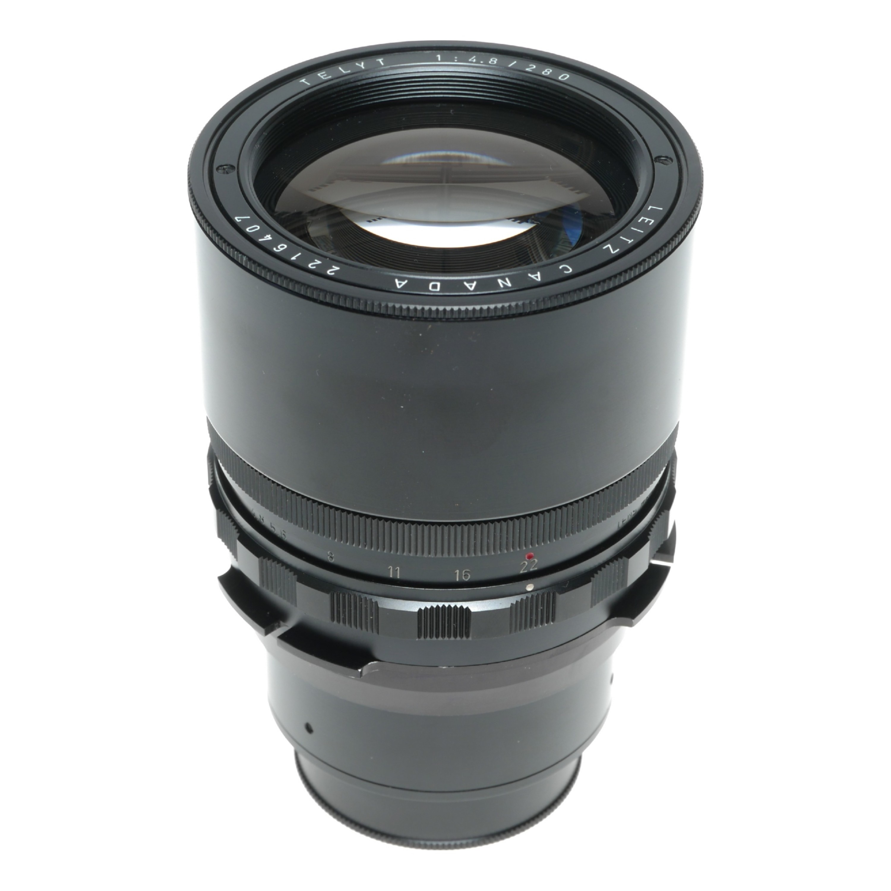 Buy leitz 11901 telyt 1:4.8/280 leica telephoto camera lens black caps ...